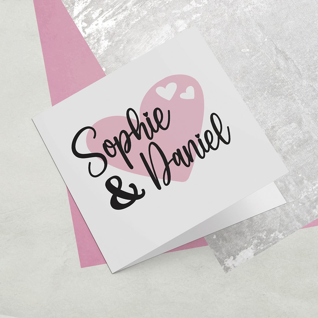 Minimalist Names Greeting Card | The Giftie Company