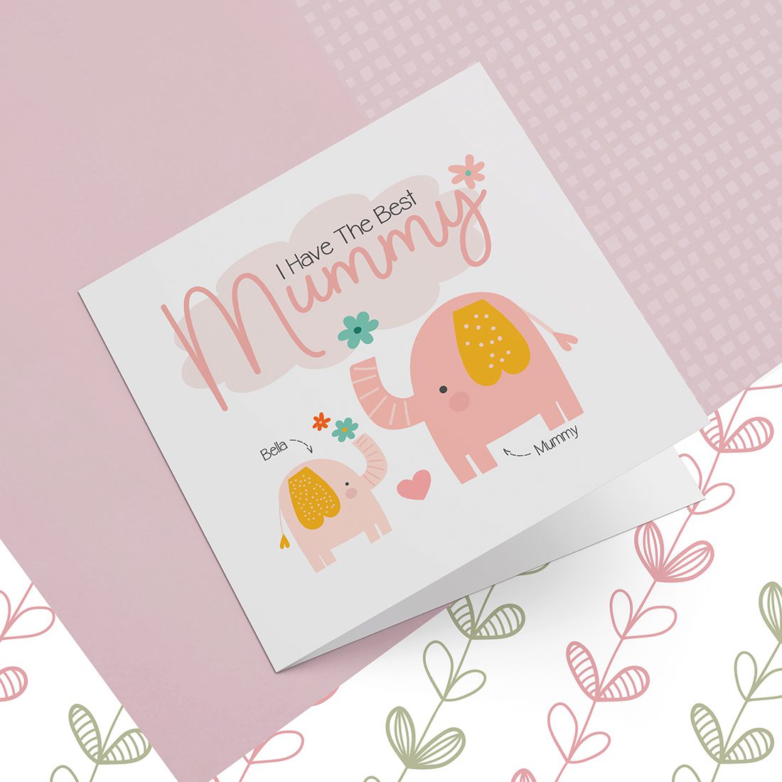 The Best Mummy Personalised Greeting Card | The Giftie Company